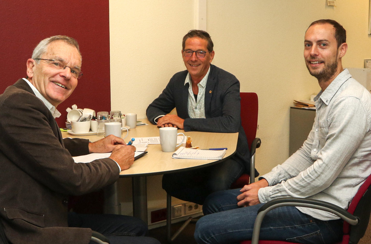 De gemeente Stede Broec dacht mee. V.l.n.r. sportformateur Ted van der ...